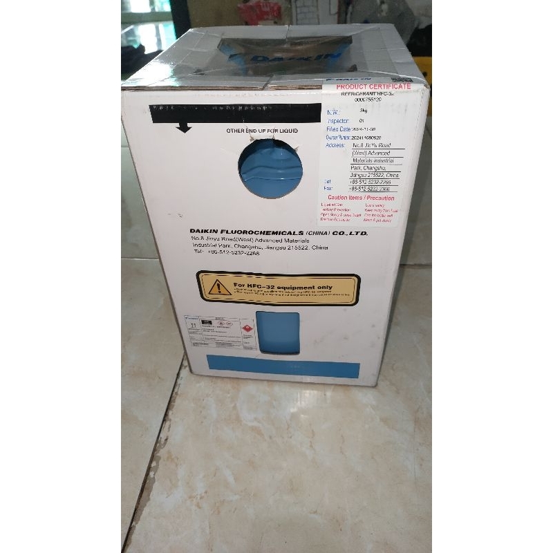 Jual R32 DAIKIN FREON R32 daikin hfc isi 3kg baru | Shopee Indonesia