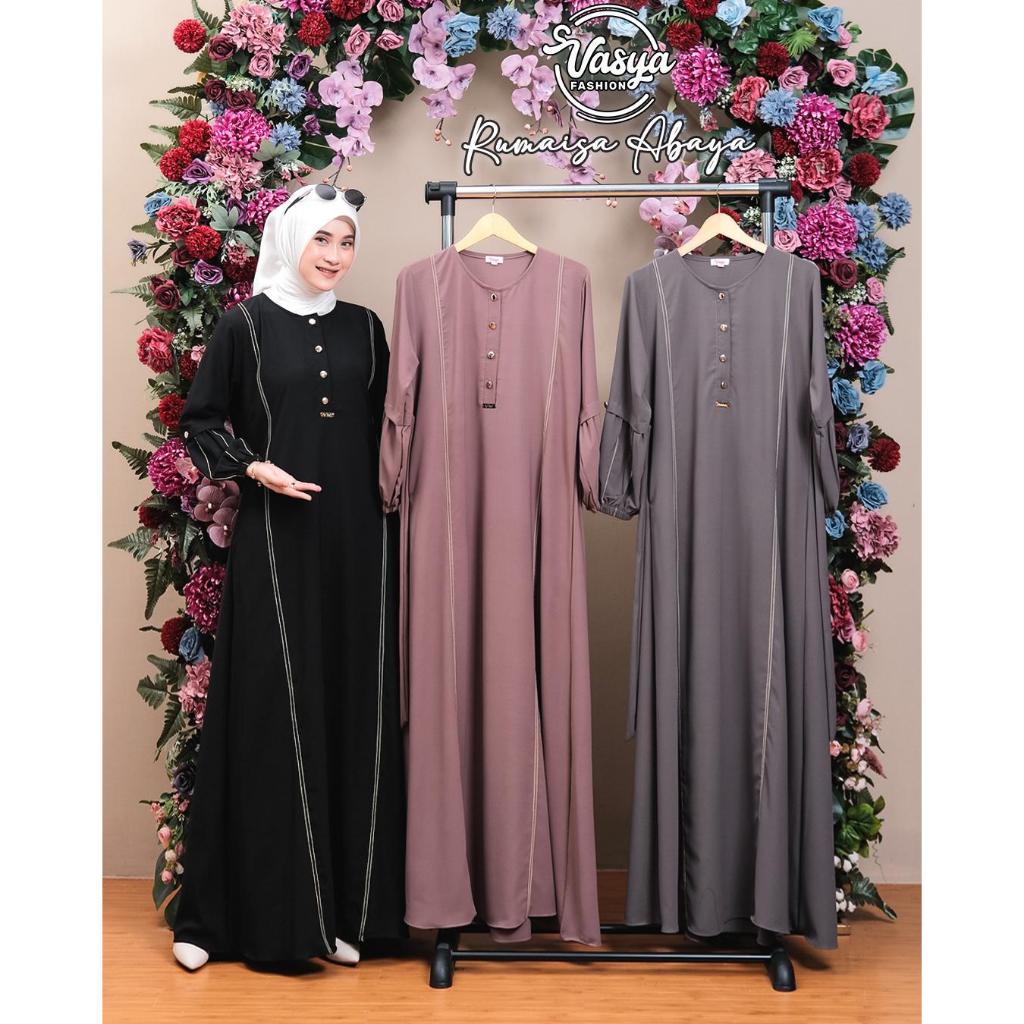 Jual RUMAISA ABAYA BY VASYA FASHION SABRINA TERBARU REMAJA WANITA ...