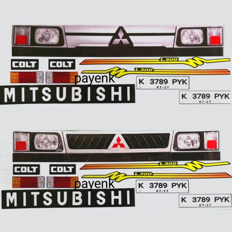 Jual STIKER MINIATUR PICKUP L300 | Shopee Indonesia