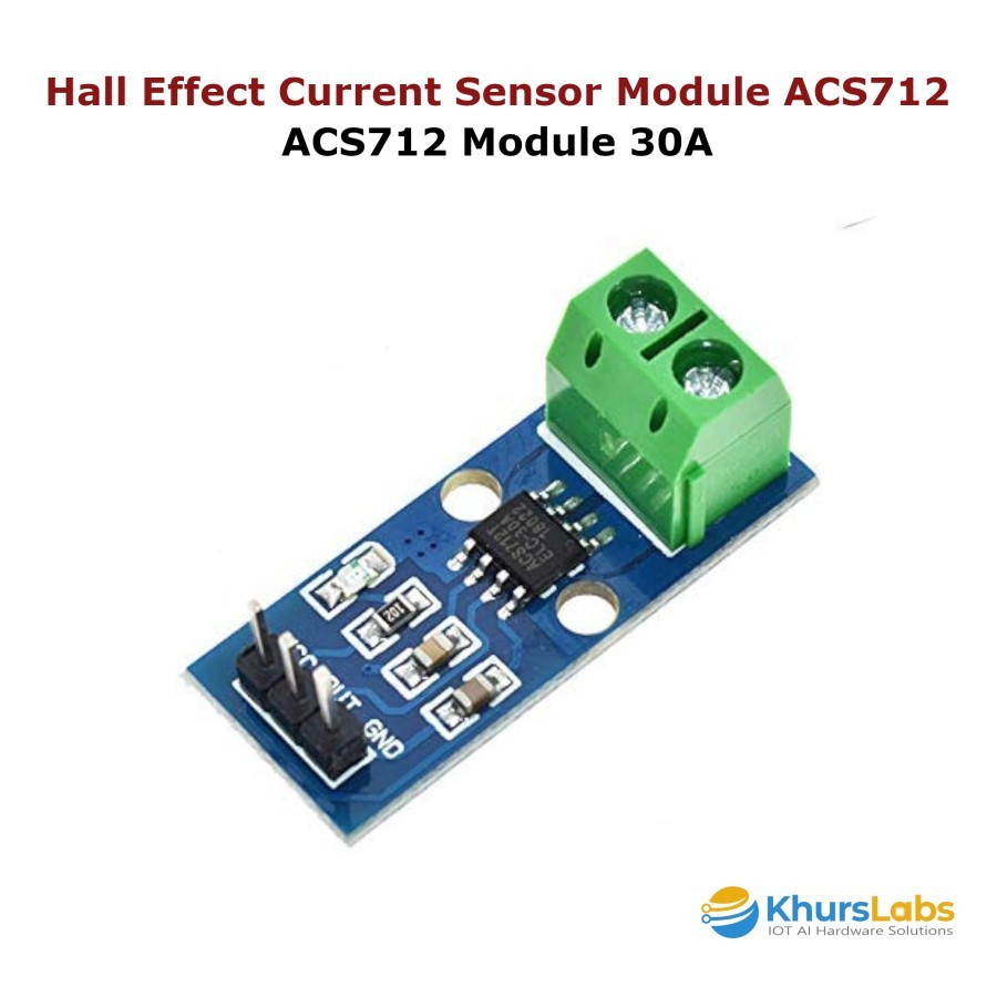 Jual Hall Effect Current Sensor Module ACS712 module 30A | Shopee Indonesia