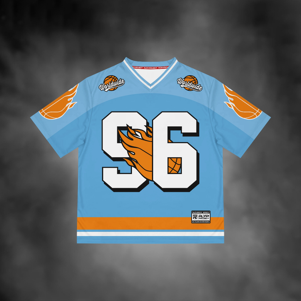 Jual MOVEUP Jersey Casual Number 96 / Vintage / Streatwear / Hockey ...