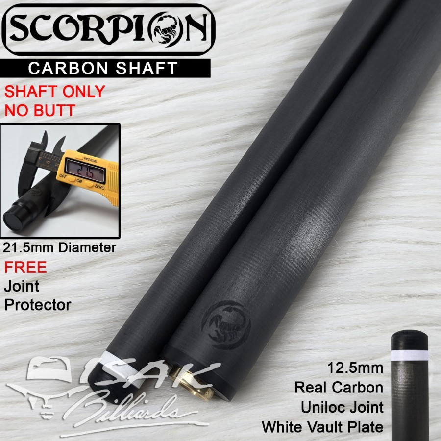 Jual Scorpion Carbon Extra Shaft - (NO Butt) Uniloc Cue Murrey Predator ...