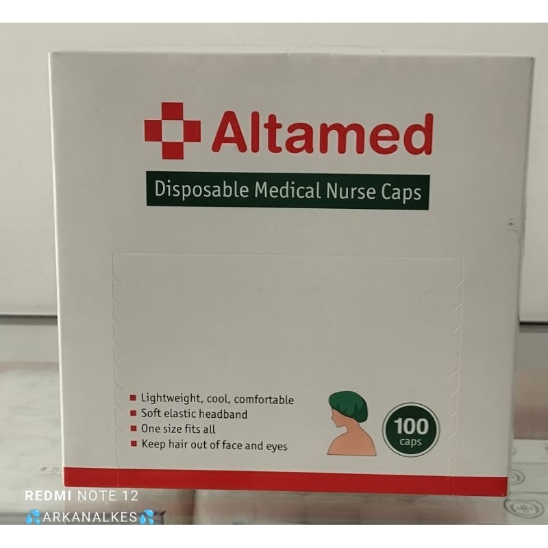 Jual NURSE CAP ALTAMED CAP TUTUP KEPALA (1BOX 100 PCS) | Shopee Indonesia