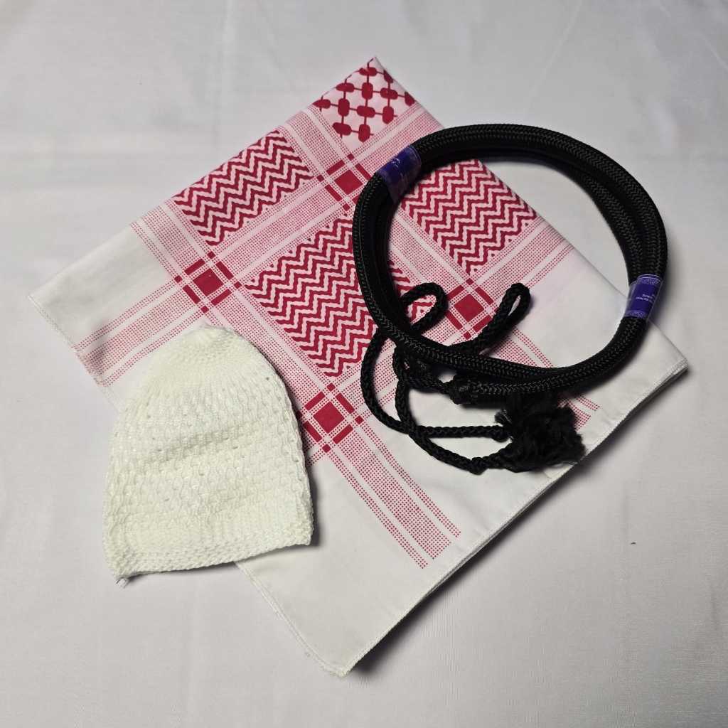 Jual Paket Igal Sorban Peci Arab Ikat Kepala Muslim | Shopee Indonesia