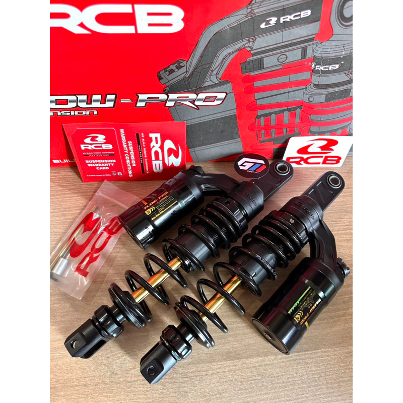 Jual Shockbreaker RCB Flow Pro 305MM/330MM/365MM Aerox NMAX PCX XMAX ...