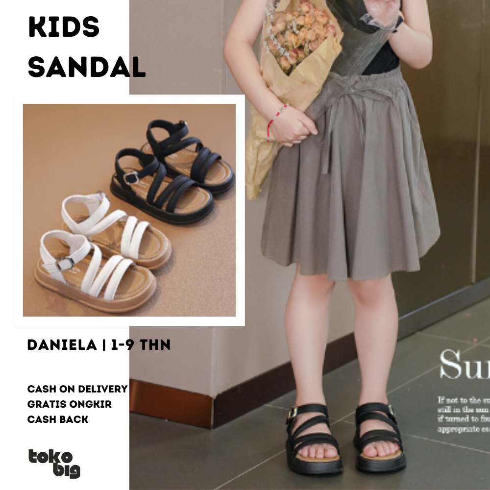 Jual [Tokobig] Import Sandal Daniela Sandal Anak Perempuan Sandal ...