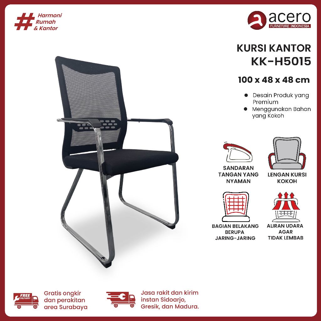 Jual Acero Furniture - Kursi Kantor Hadap 5015 Kursi Kerja Kantor ...
