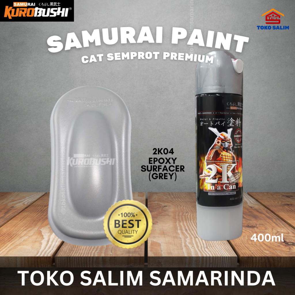 Jual Cat Semprot Samuraipaint / Pilox Samurai Paint Epoxy Surfacer Grey (Epoxy Abu-abu) 2K ...