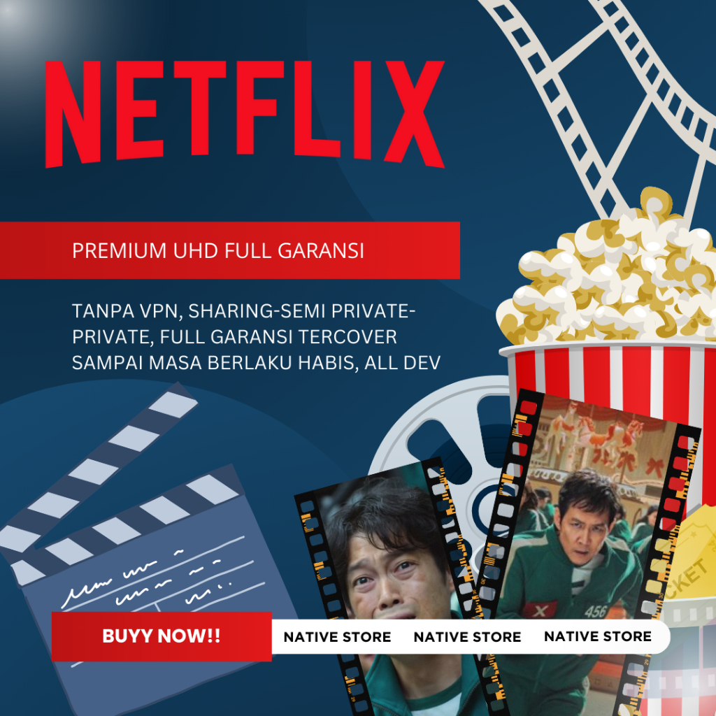 Jual NETFLIXX PREMIUM 4K UHD MURAH | Shopee Indonesia