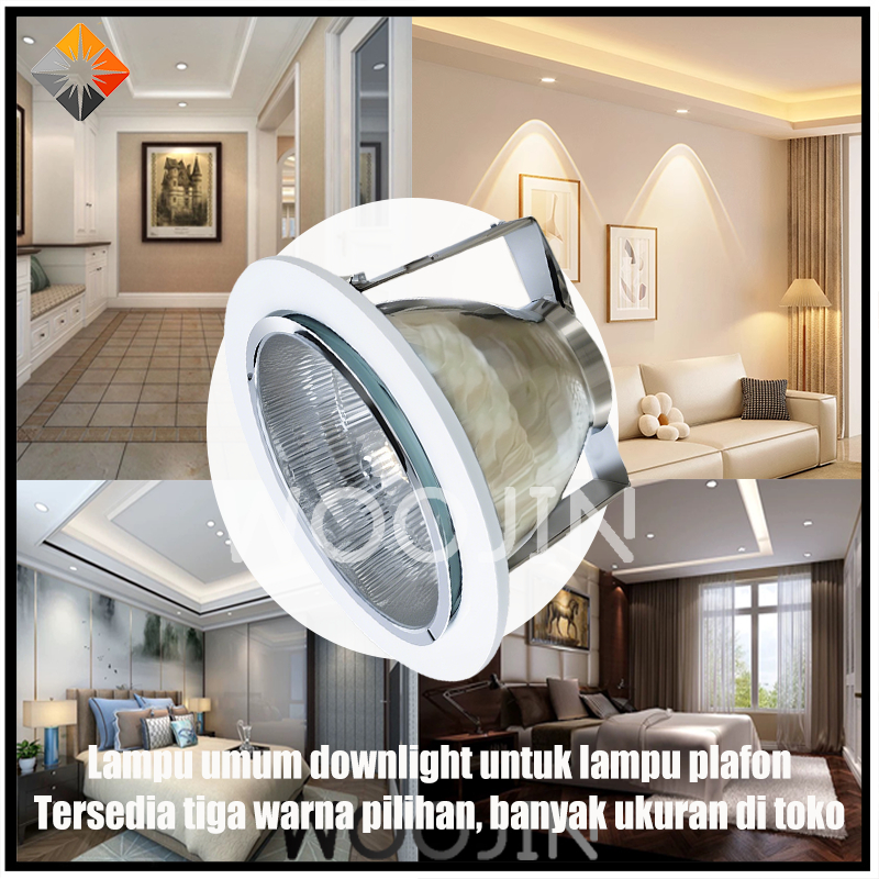 Jual 【2025 Ready New Stock 】LAMP Kap Lampu Downlight Fitting E27 ...