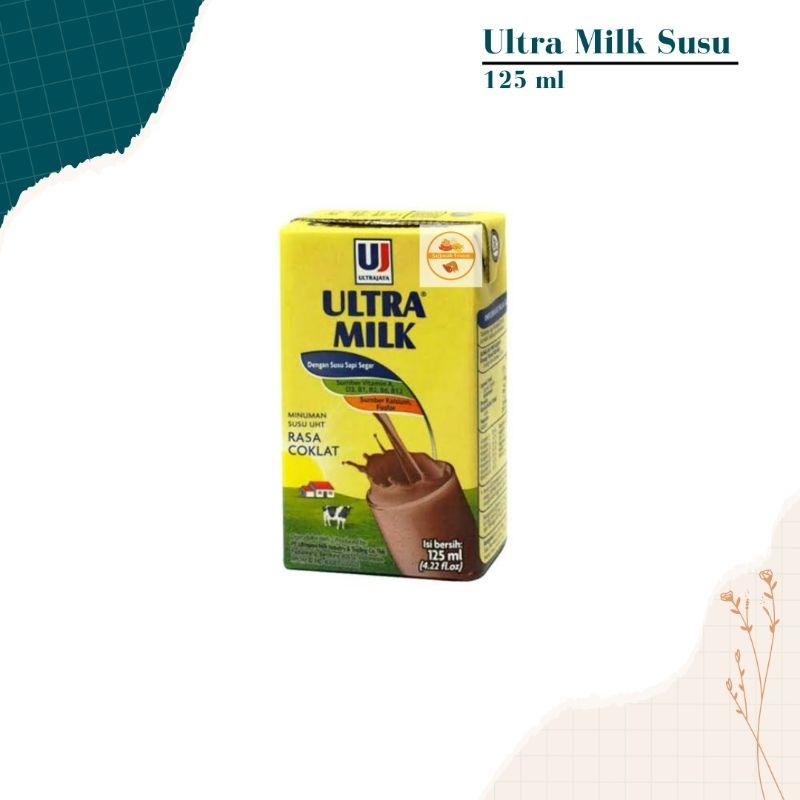 Jual ULTRA MILK Susu UHT Coklat 125 ml | Shopee Indonesia