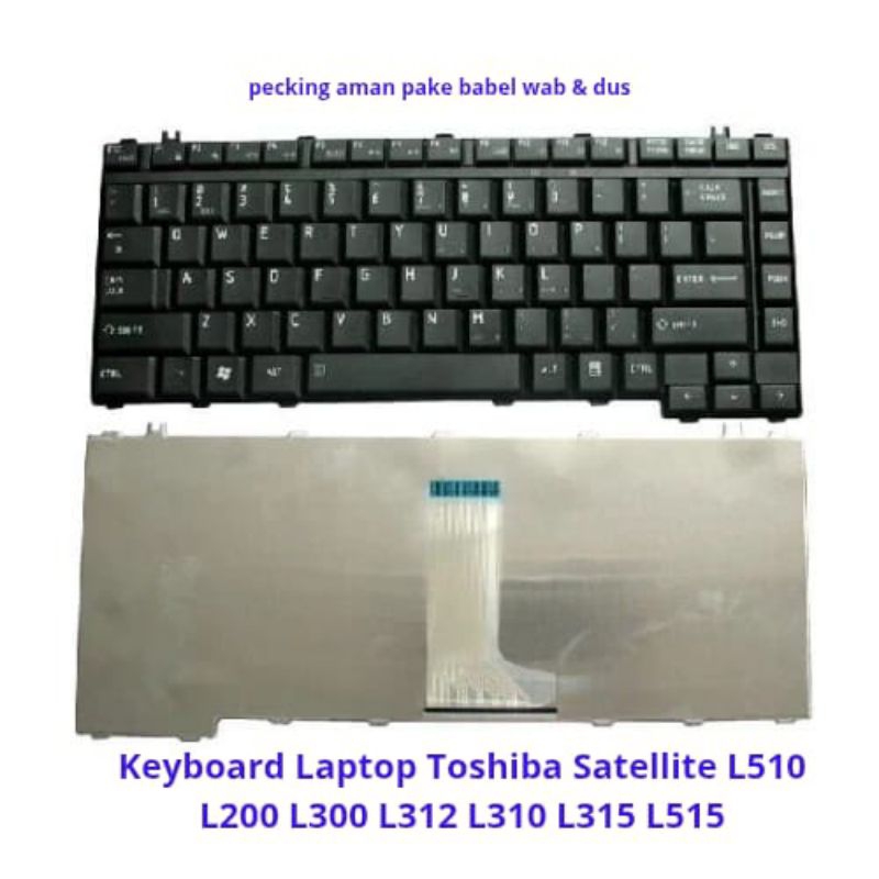 Jual Keyboard Laptop Toshiba Satelite M200 L510 A200 A300 L300 M330 ...