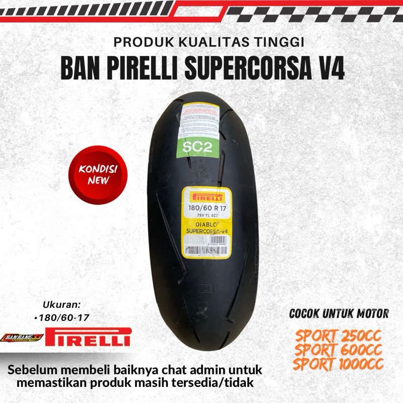 Jual Ban Motor Sport ZX,R6,CBR,GSX,Ducati Pirelli Diablo SuperCorsa V4 ...