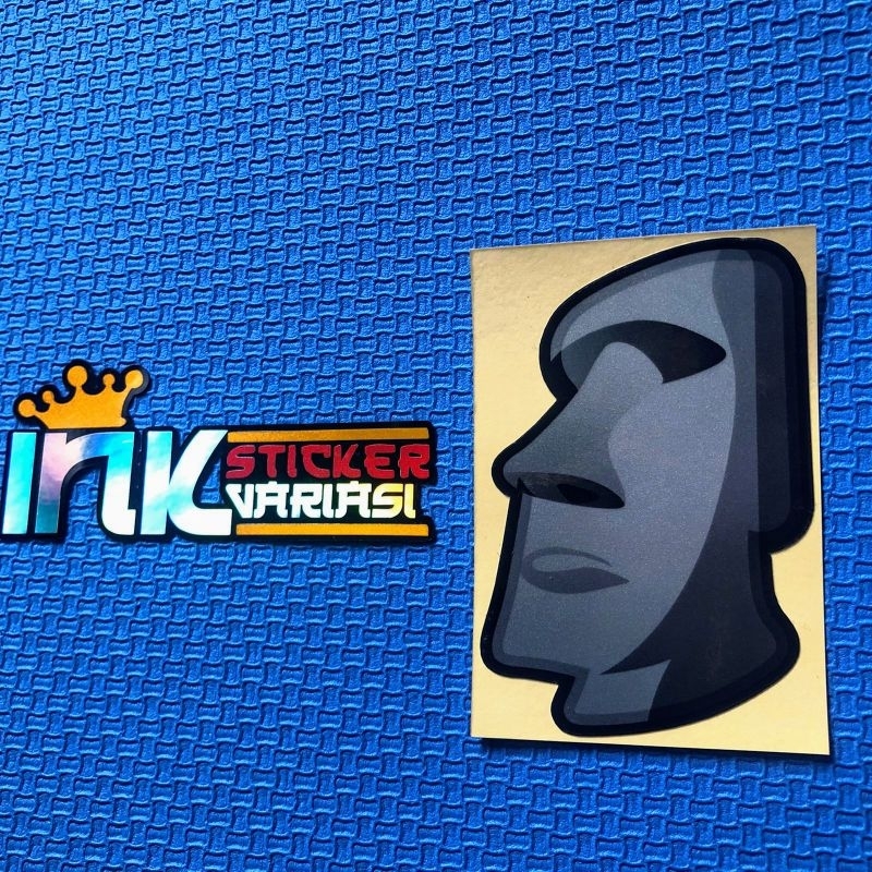 Jual Sticker stiker Emblem Emot Batu Emoji Batu Timbul | Shopee Indonesia