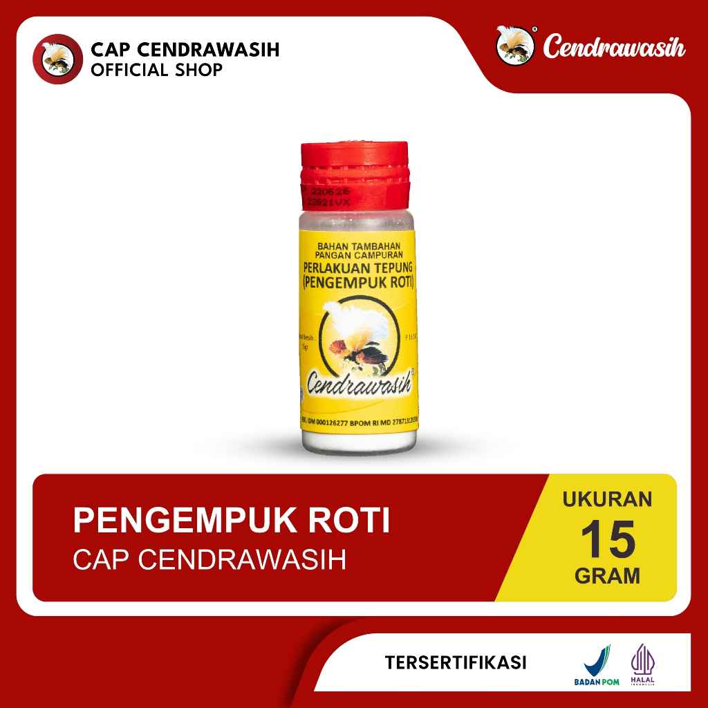 Jual Cap Cendrawasih Pengempuk Roti Cendrawasih 15gr | Shopee Indonesia