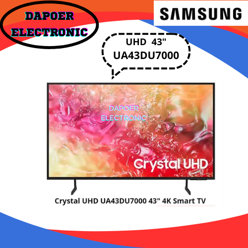 Jual SAMSUNG TV CRYSTAL UHD UA43DU7000 43" 4K Tizen OS SMART TV 43 Inch ...
