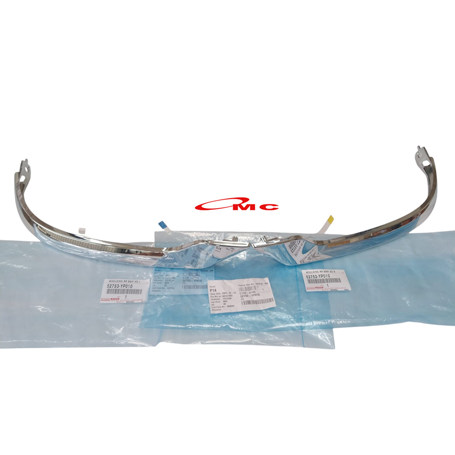 Jual List Lis Chrome Bodykit Bemper Belakang Kanan Kiri Toyota Innova ...