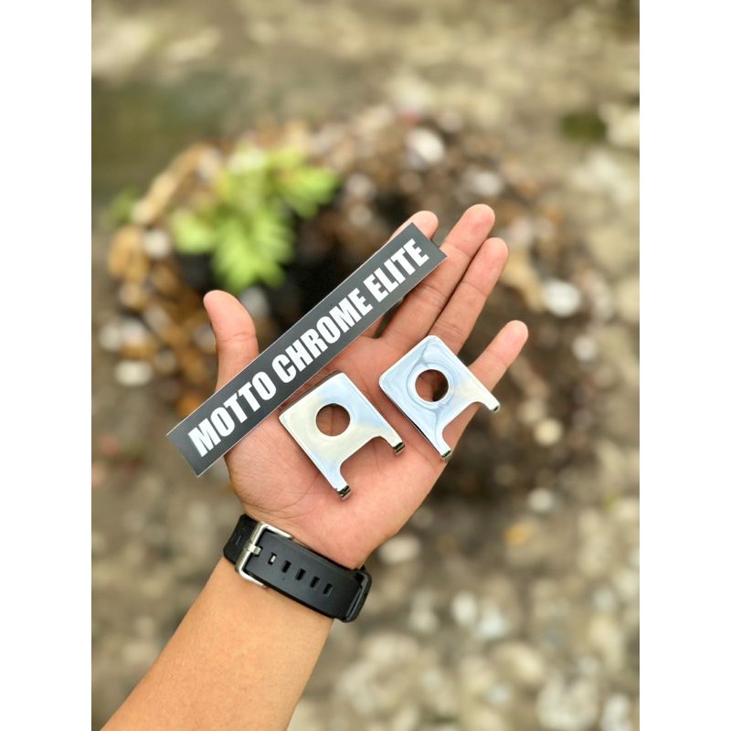 Jual PLAT STELAN SETELAN RANTAI PINGGIR AREM ORIGINAL CHROME TIGER REVO ...