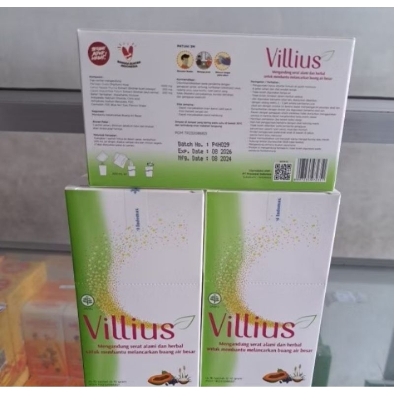 Jual Villius 1 box isi 10 sachet ( untuk susah BAB dan untuk diet ...