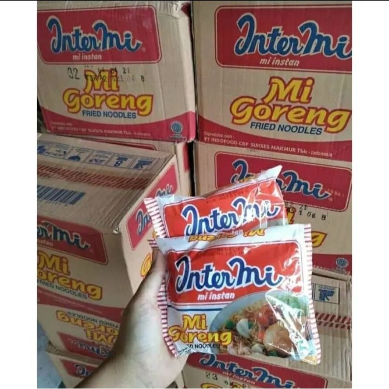 Jual Promo Mie Instant Intermie Goreng/ Pedas 60gr Isi (40/pcs) Food ...