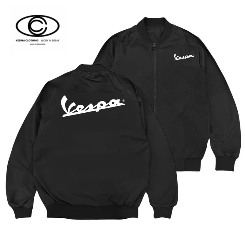 Jual [9 motif] JAKET BOMBER VESPA PIAGGIO | KESINA CLOTHING | Shopee ...