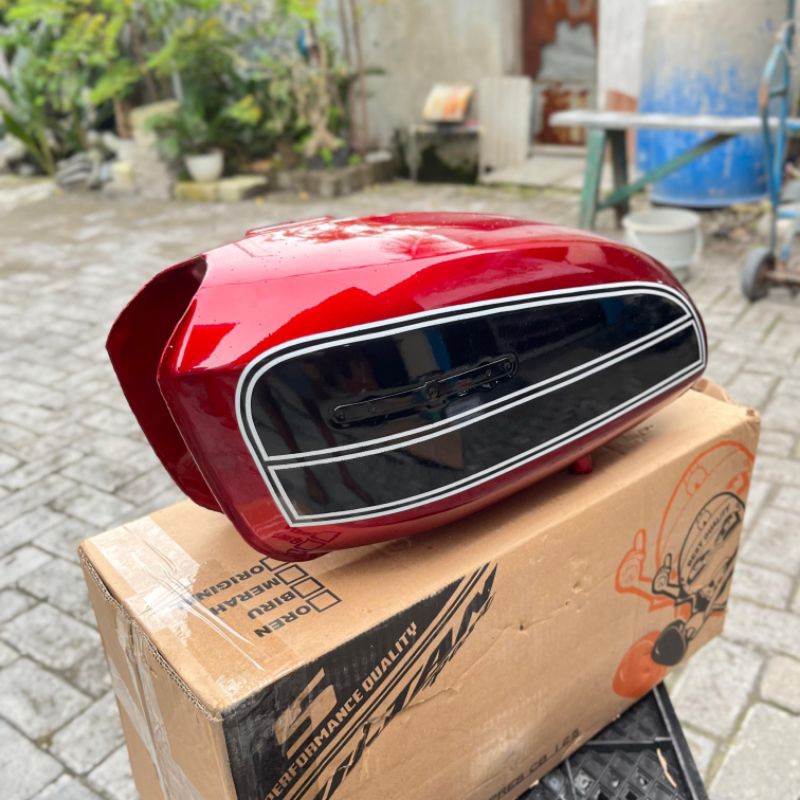 Jual TANGKI CB 125 SULTAN PART CAT MERAH JAPAN MODEL ORIGINAL | Shopee ...