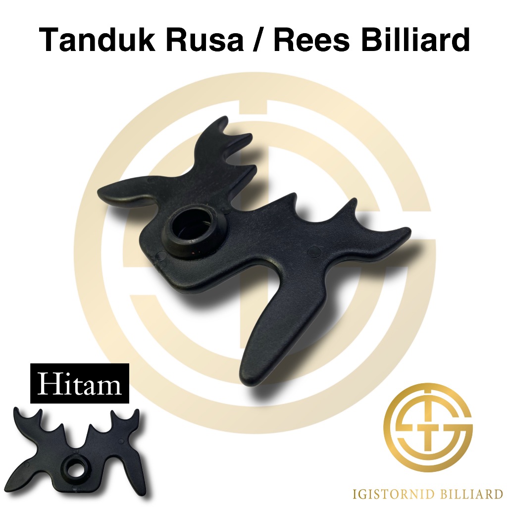 Jual Tanduk Rusa Ujung Stik Rees Billiard - Hitam | Shopee Indonesia