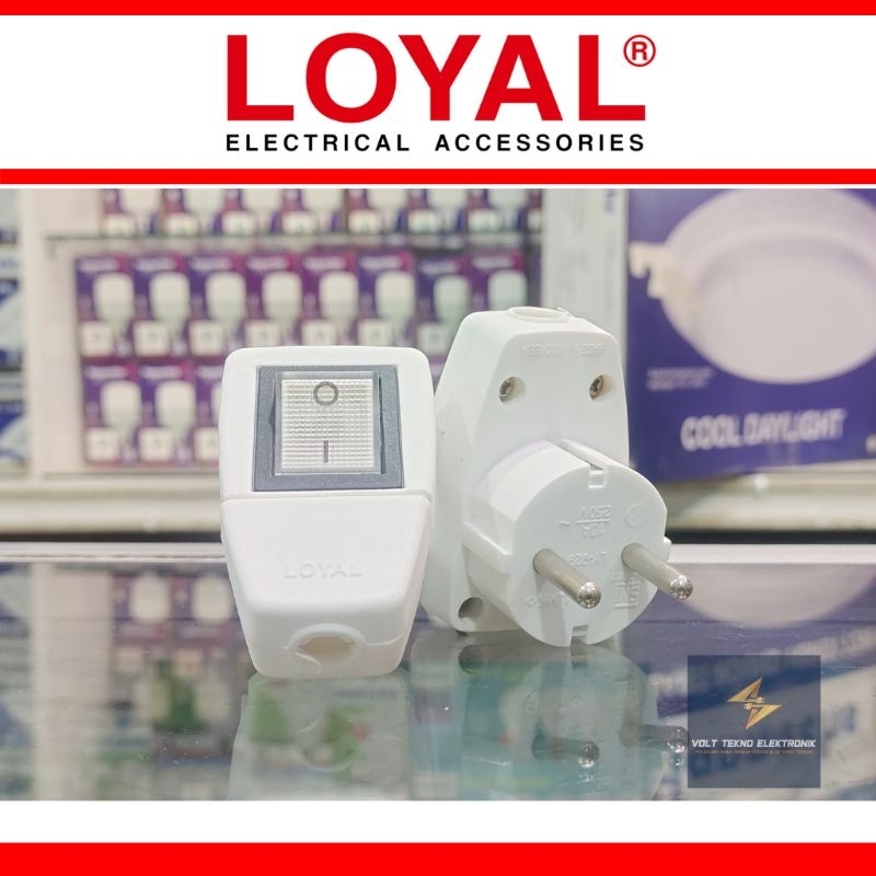 Jual Steker Saklar Loyal LY-929 / Steker Arde Saklar LY929 / Colokan Saklar | Shopee Indonesia