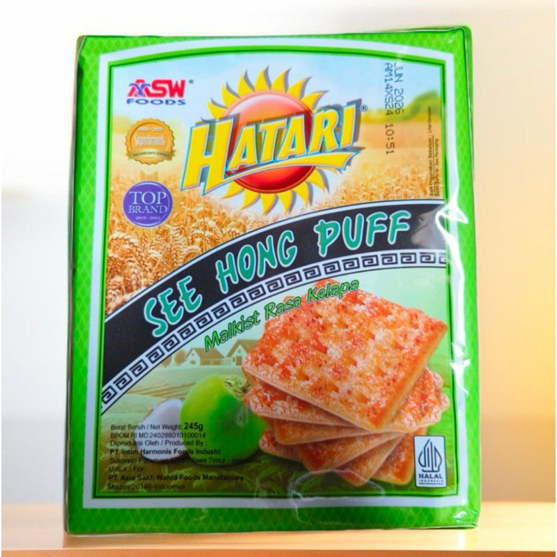 Jual (COD) HATARI Biskuit / ASW FOOD / Malkist Rasa Kelapa 245 gram ...