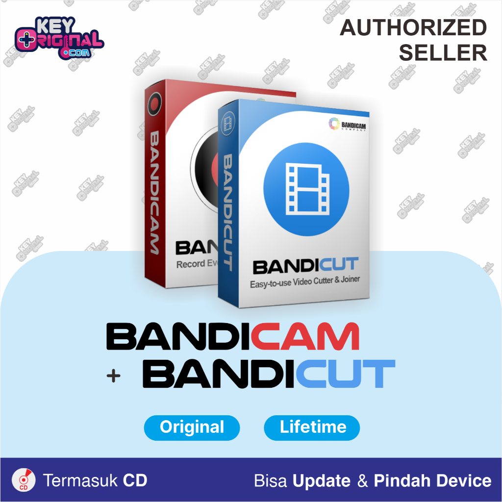 Jual Lisensi Key BANDICAM + BANDICUT ORIGINAL - Lifetime | Shopee Indonesia