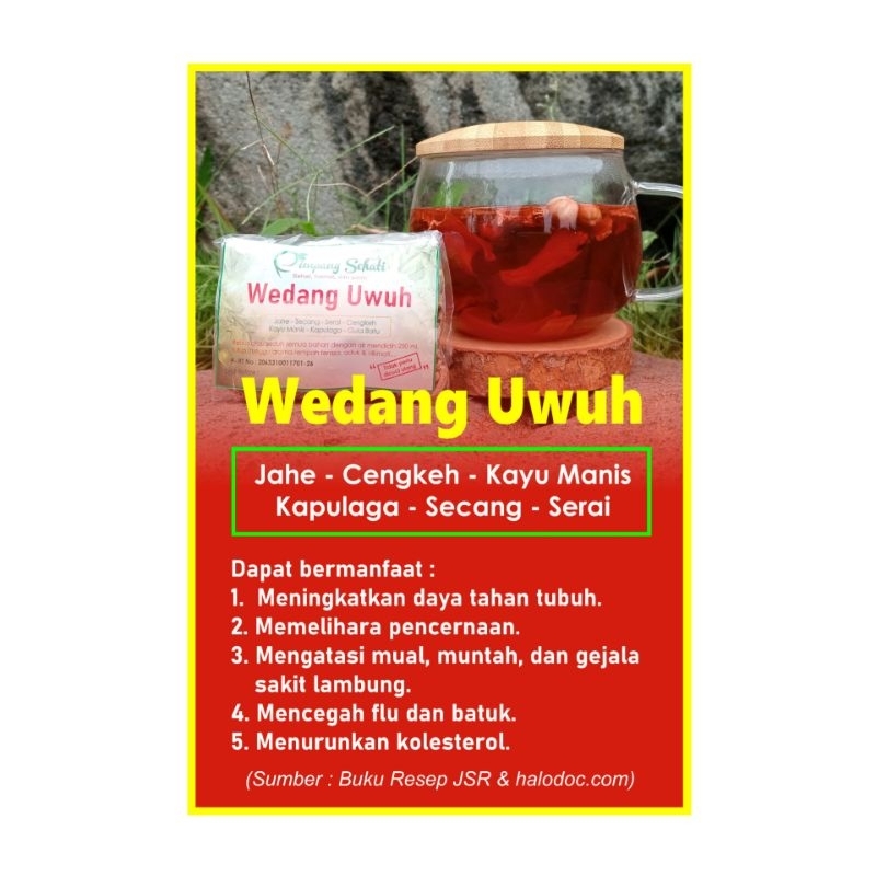 Jual Wedang Uwuh Khas Solo Dengan 5 Varian Rasa + Gula Batu Murni BY ...