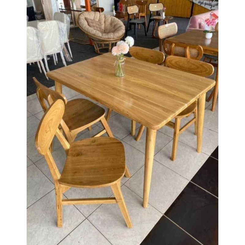 Jual MEJA MAKAN MINIMALIS KURSI MAKAN ROPAN MINIMALIS MODERN | Shopee ...