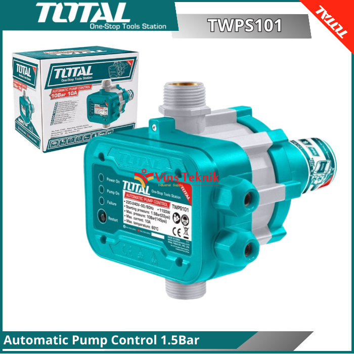 Jual Automatic Pump Control TOTAL TWPS101 Pengatur Otomatis Pompa Air ...