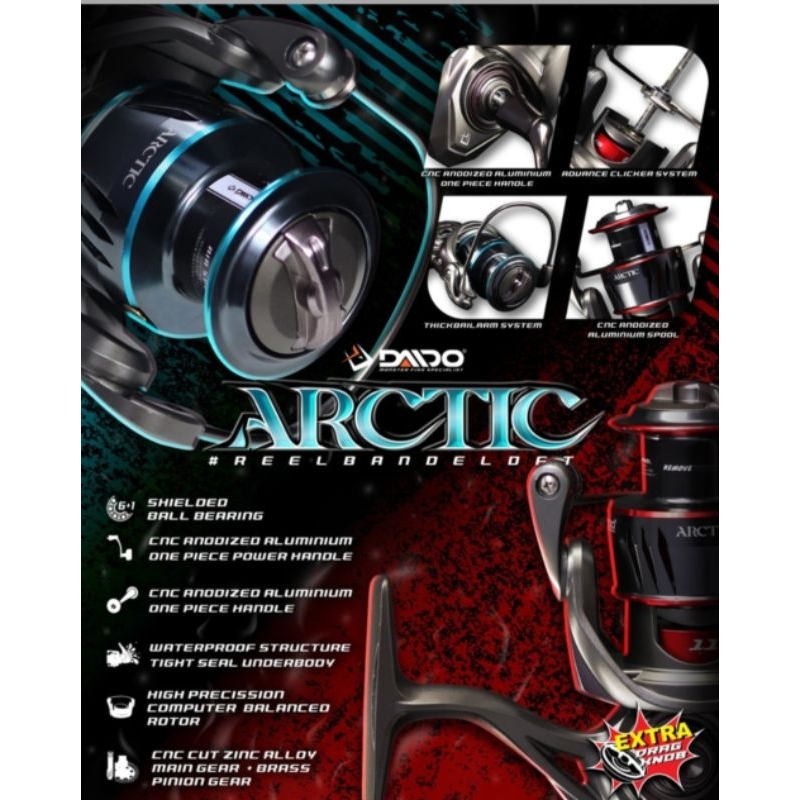 Jual REEL DAIDO ARCTIC 1000, 2000, 3000, 4000RK, 6000 RK (free peking ...
