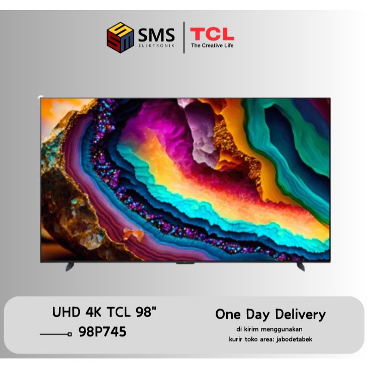 Jual TCL 98P745 4K UHD Smart Google TV w/ 144Hz VRR & Dolby Atmos 98 ...