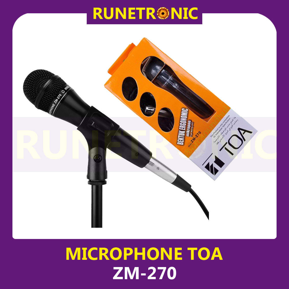 Jual Microphone Kabel TOA ZM-270 ORIGINAL | Shopee Indonesia