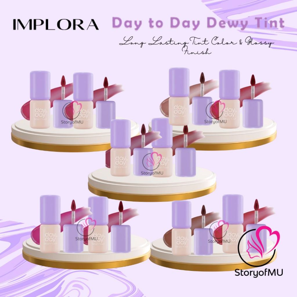 Jual IMPLORA Day to Day Dewy Tint 3gr - Lip Tint | Glossy | Nyaman ...