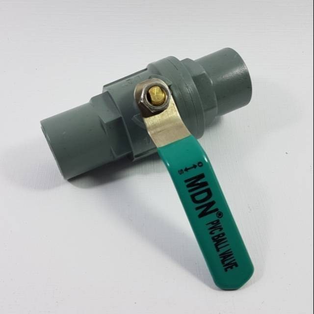 Jual PT - Ballvalep Ball Valve PVC 1/2 inch Gagang Stainless Stop Kran Paralon | Shopee Indonesia
