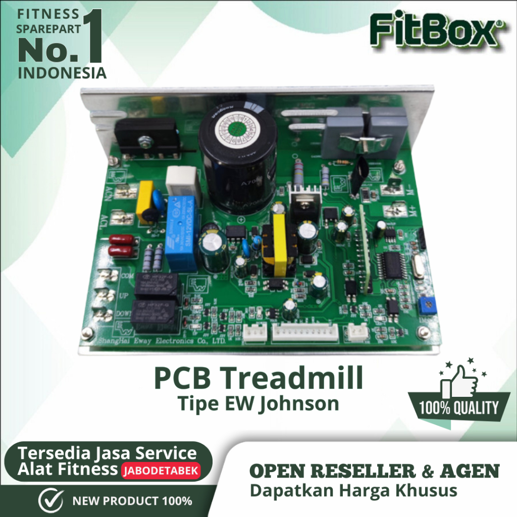 Jual PCB Treadmill - Controller/Modul Treadmill TIPE EW JHONSON - PCB ...