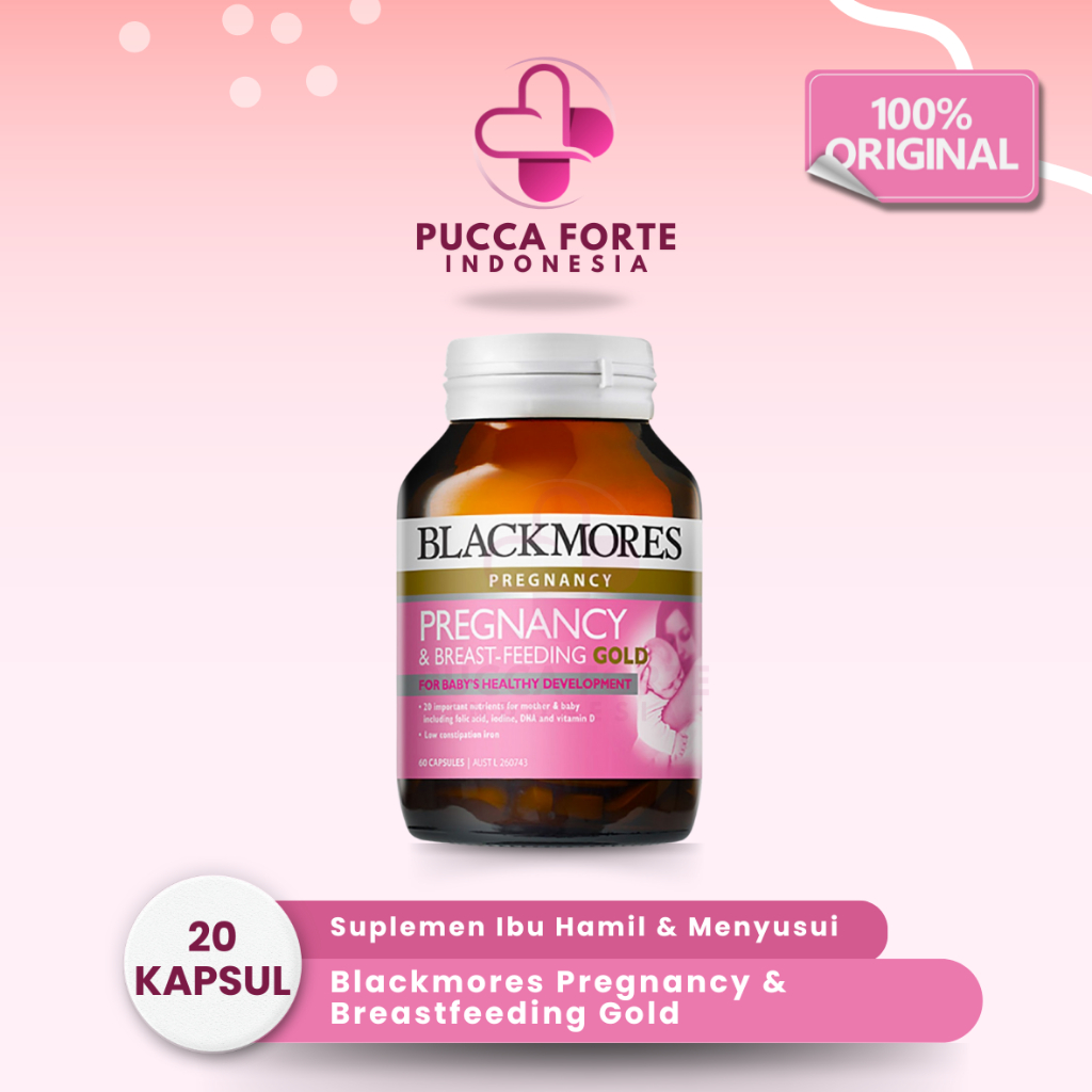 Jual Blackmores Pregnancy & Breast Feeding Gold - Membantu memelihara ...