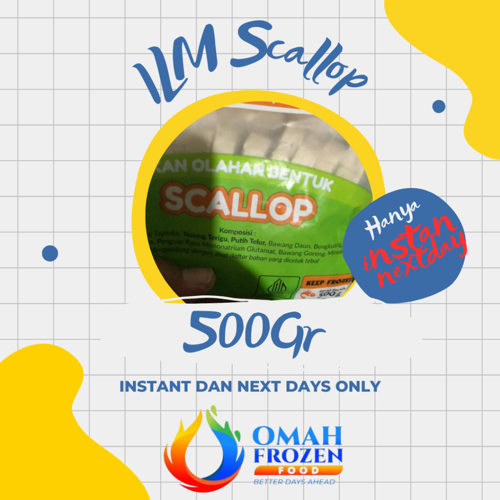 Jual ILM Scallop isi 500gr Produk Olahan Ikan | Shopee Indonesia