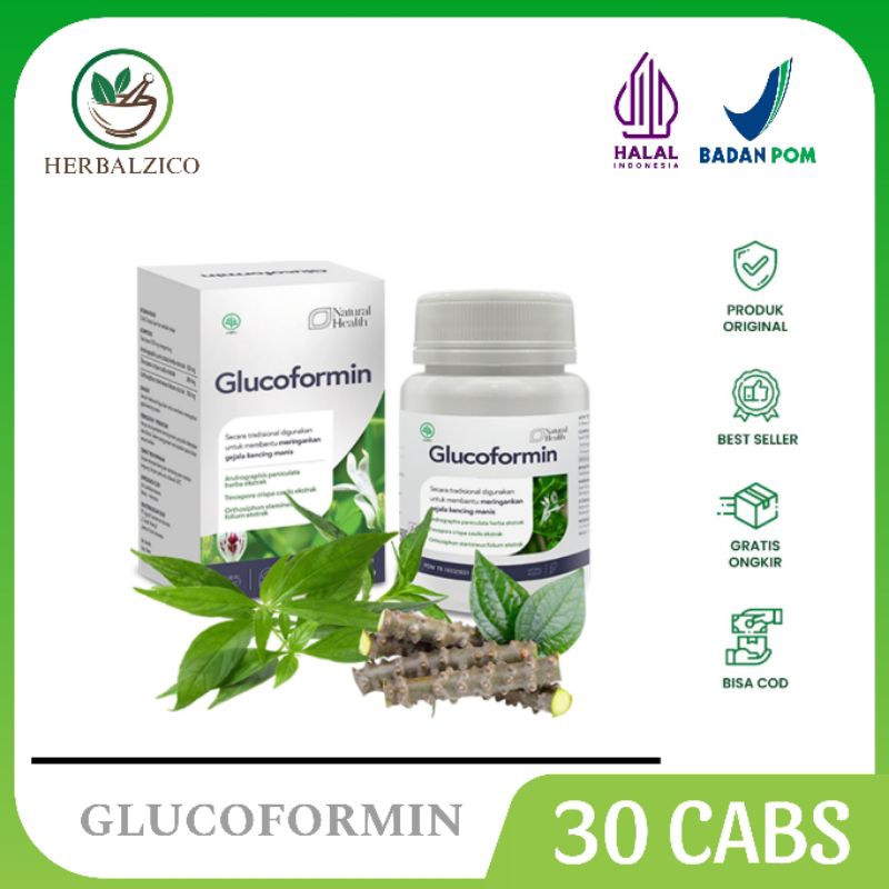 Jual Glucoformin Asli Original Obat Diabetes Kencing Manis | Shopee ...