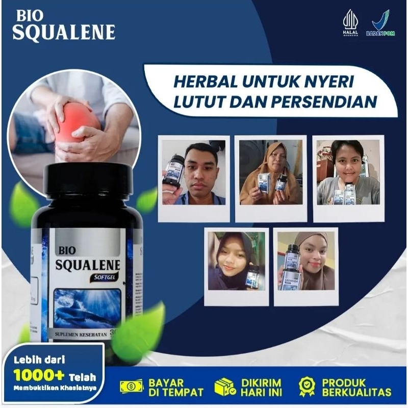 Jual Bio Squalene Original 30 Butir Fish Oil Omega 3Minyak Ikan Hiu ...