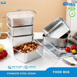 Jual Food Box Mini / Nampan Stainless Saji Mini Tutup Plastik | Shopee ...
