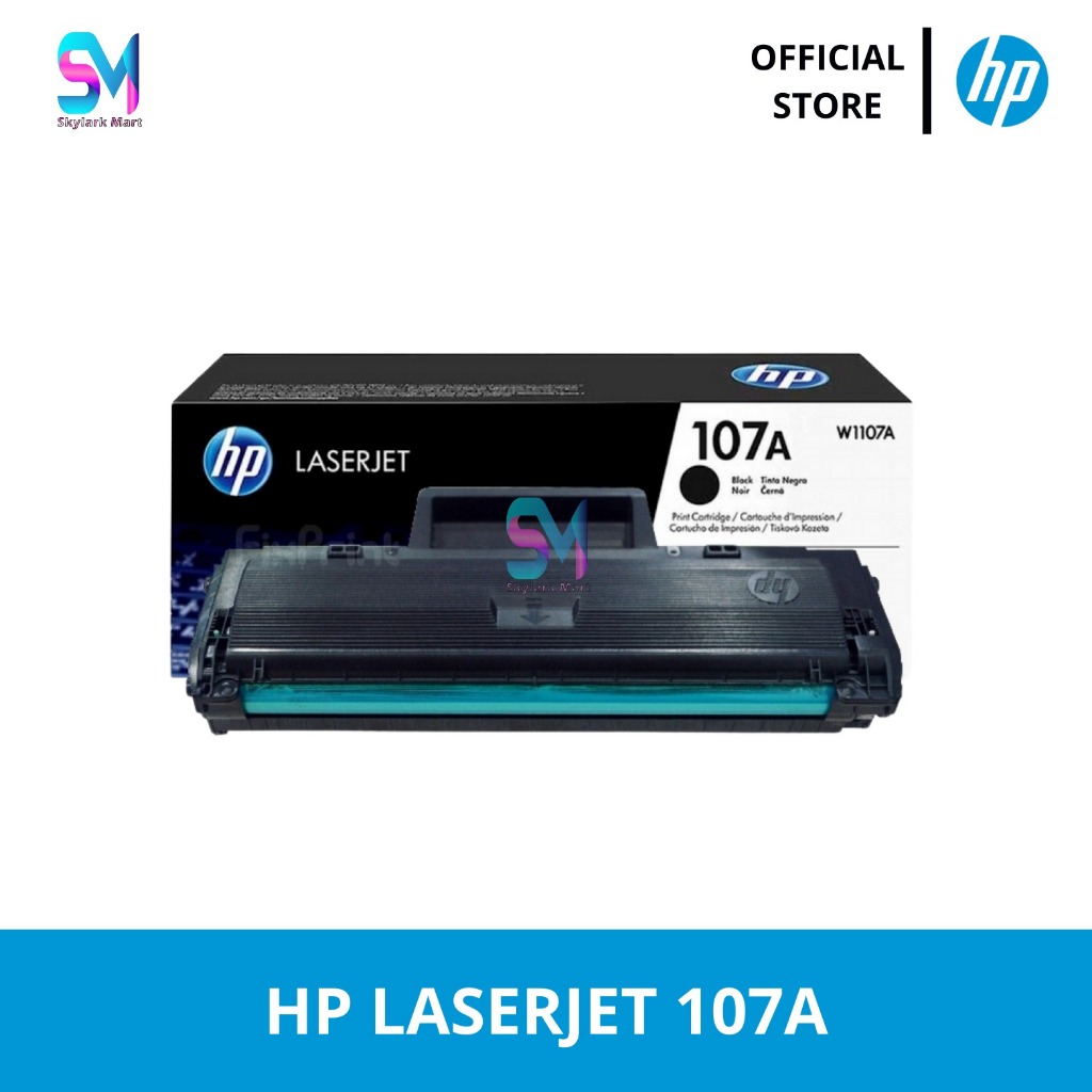 Jual Toner HP Laserjet 107A W1107A Black LaserJet Toner Cartridge High ...