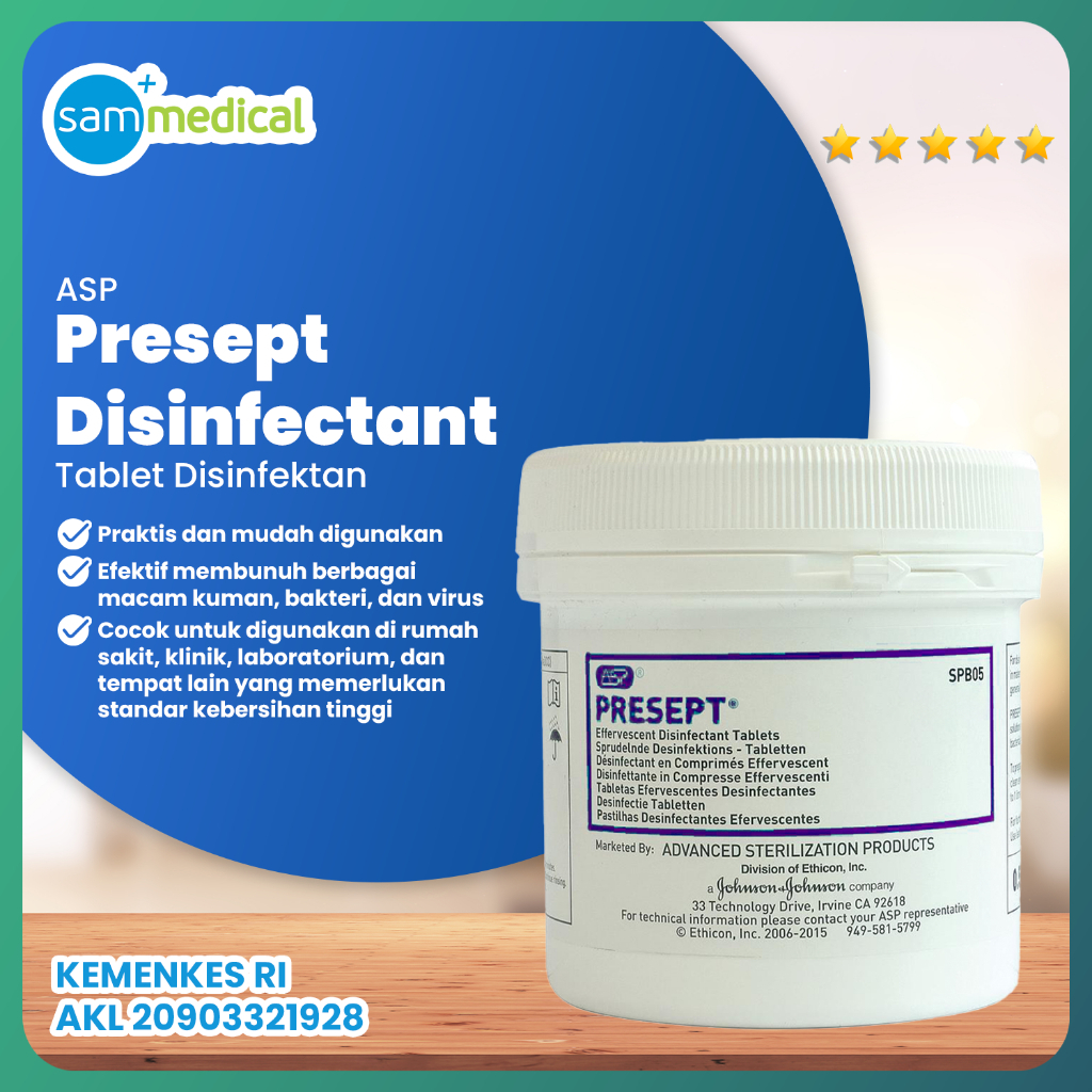 Jual ASP Presept Desinfektan Tablet 2.5grm / Disinfectan Tablet ...