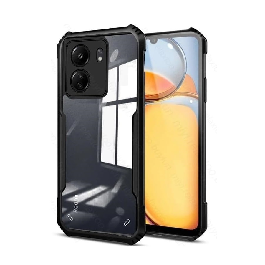 Jual Case Xiaomi Redmi 13C 4G Fusion Armor Shockproof Transparent ...