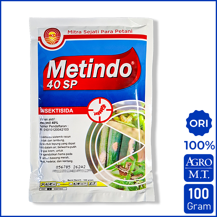 Jual Insektisida Metindo 40 SP (100 gram) Kendalikan Tuntas Berbagai ...