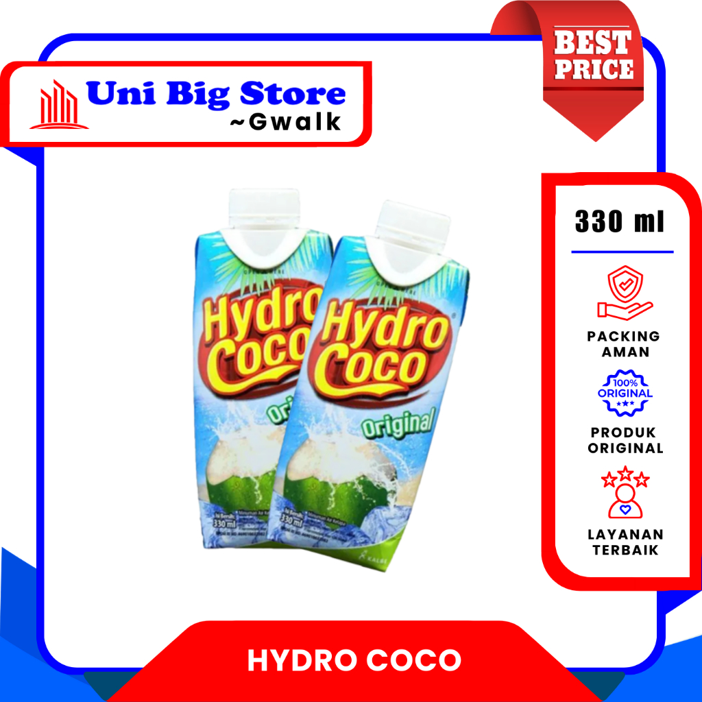 Jual HYDRO COCO AIR KELAPA ORIGINAL - 330 ml | Shopee Indonesia