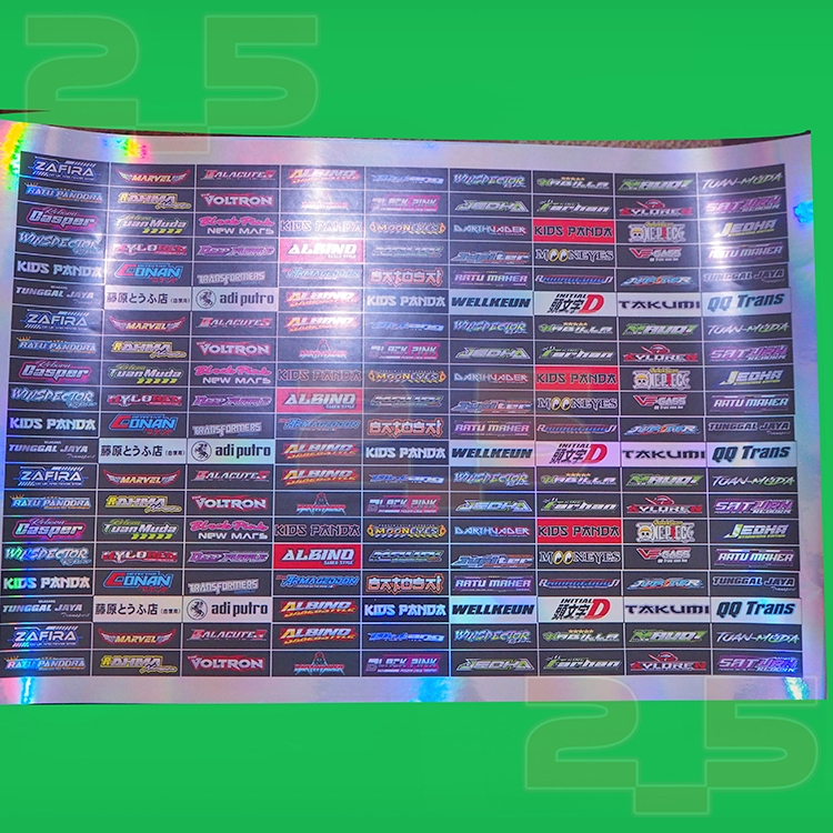 Jual Stiker Hologram Miniatur Julukan Bus Basuri | Shopee Indonesia